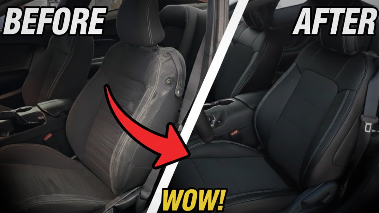 Mustang S550 Coupe Leather Seat Covers Installation by @vinlocke ...