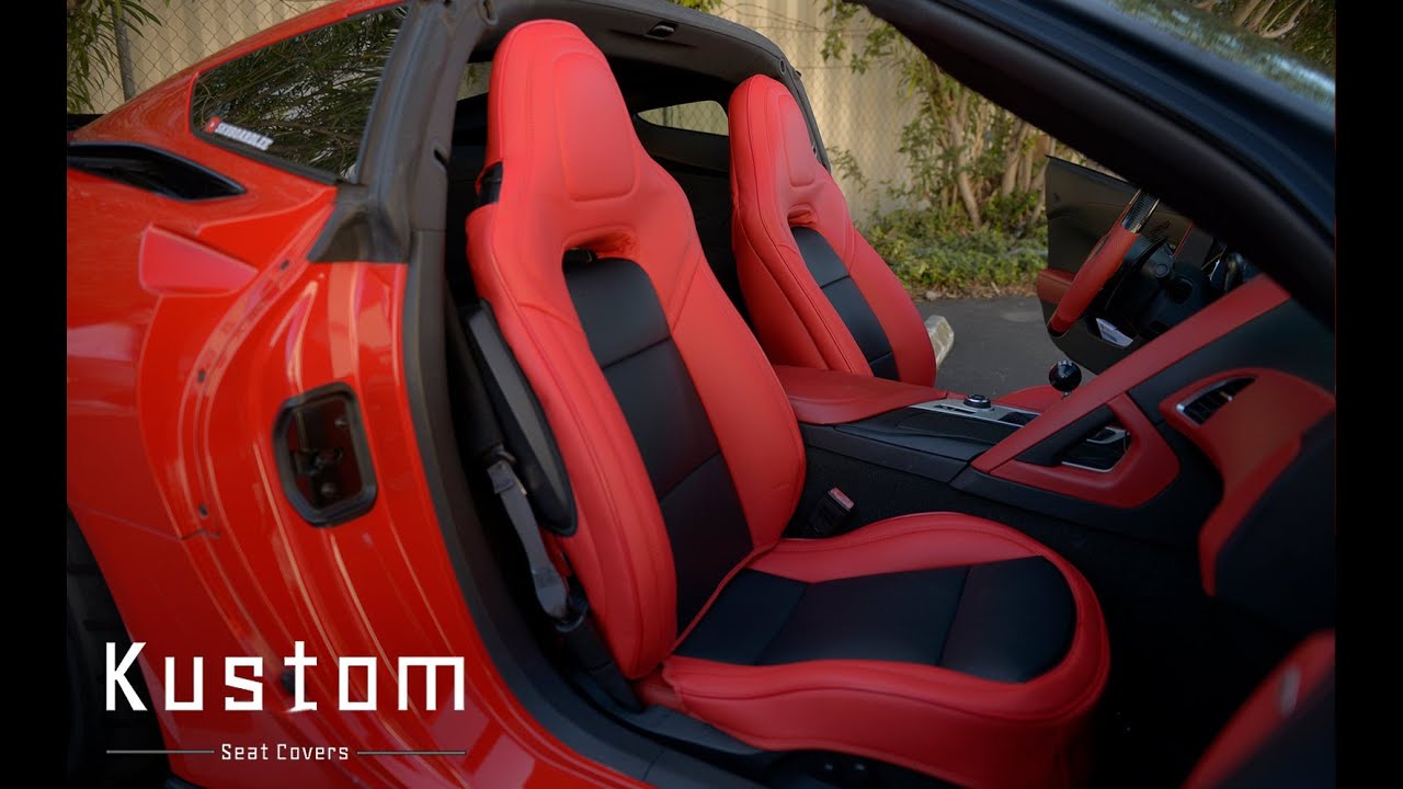 How to Install Custom Leather Seat Covers From Kustom Interior on a C7 ...