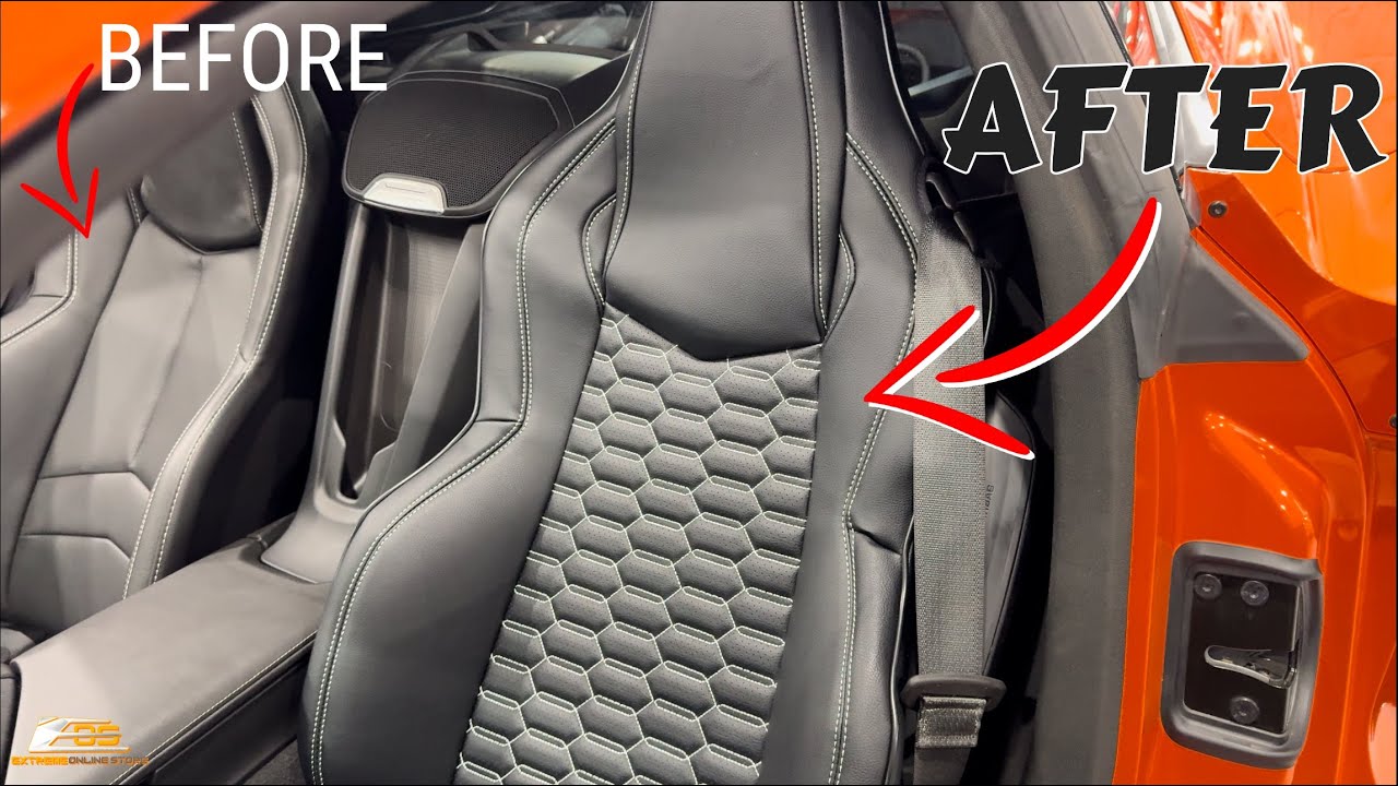 2020+ Corvette C8 Custom Leather Seat Covers Install Guide @FrontSeatD ...