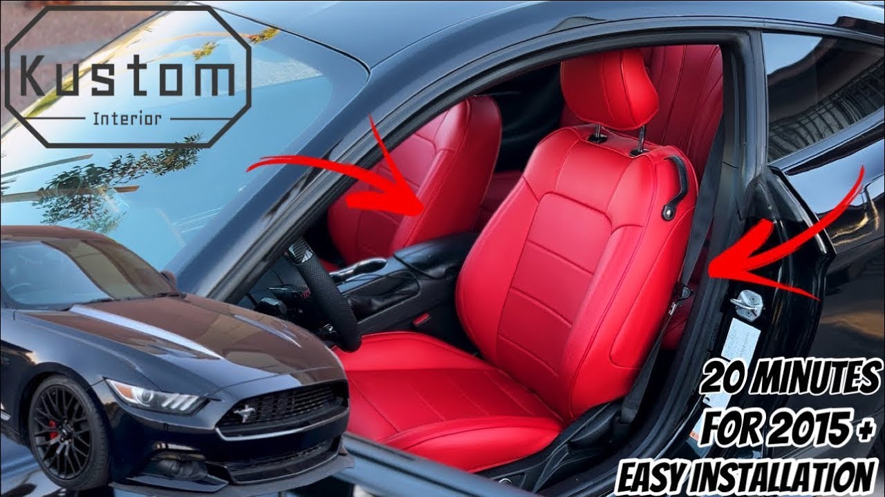 Kustom Interior Mustang Seat Upgrade Installation @WestValleyProductio ...