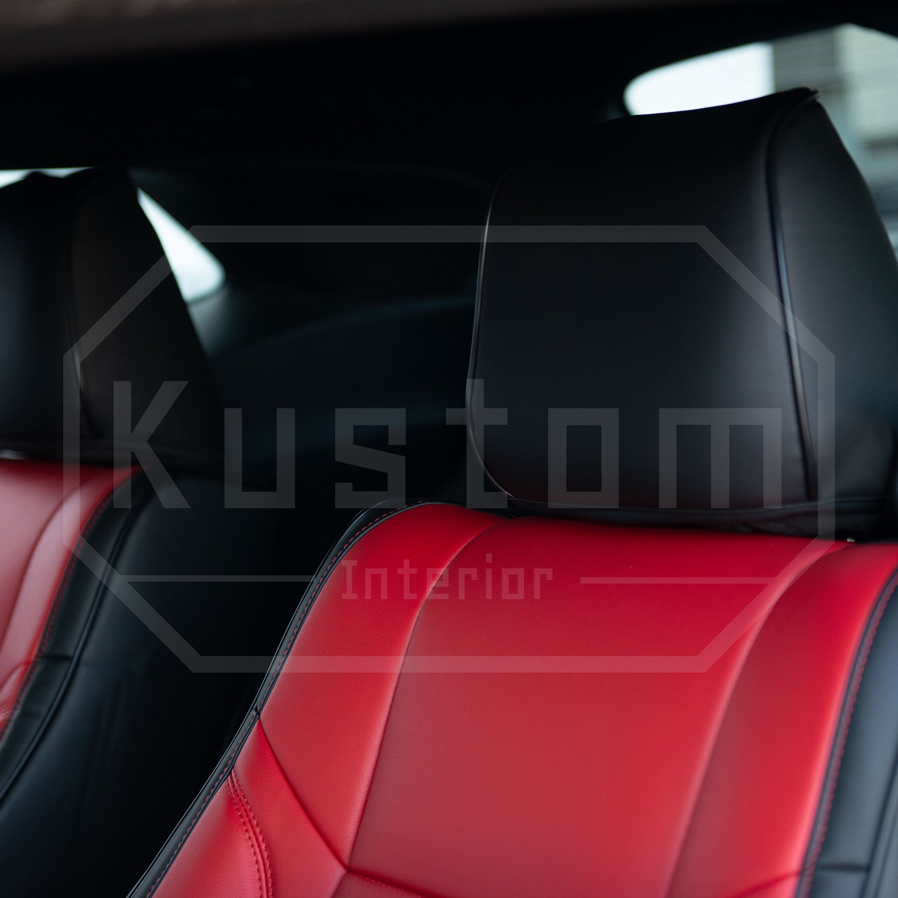 2015-Up Dodge Challenger Leather Interior Seat Covers – Kustom Interior™