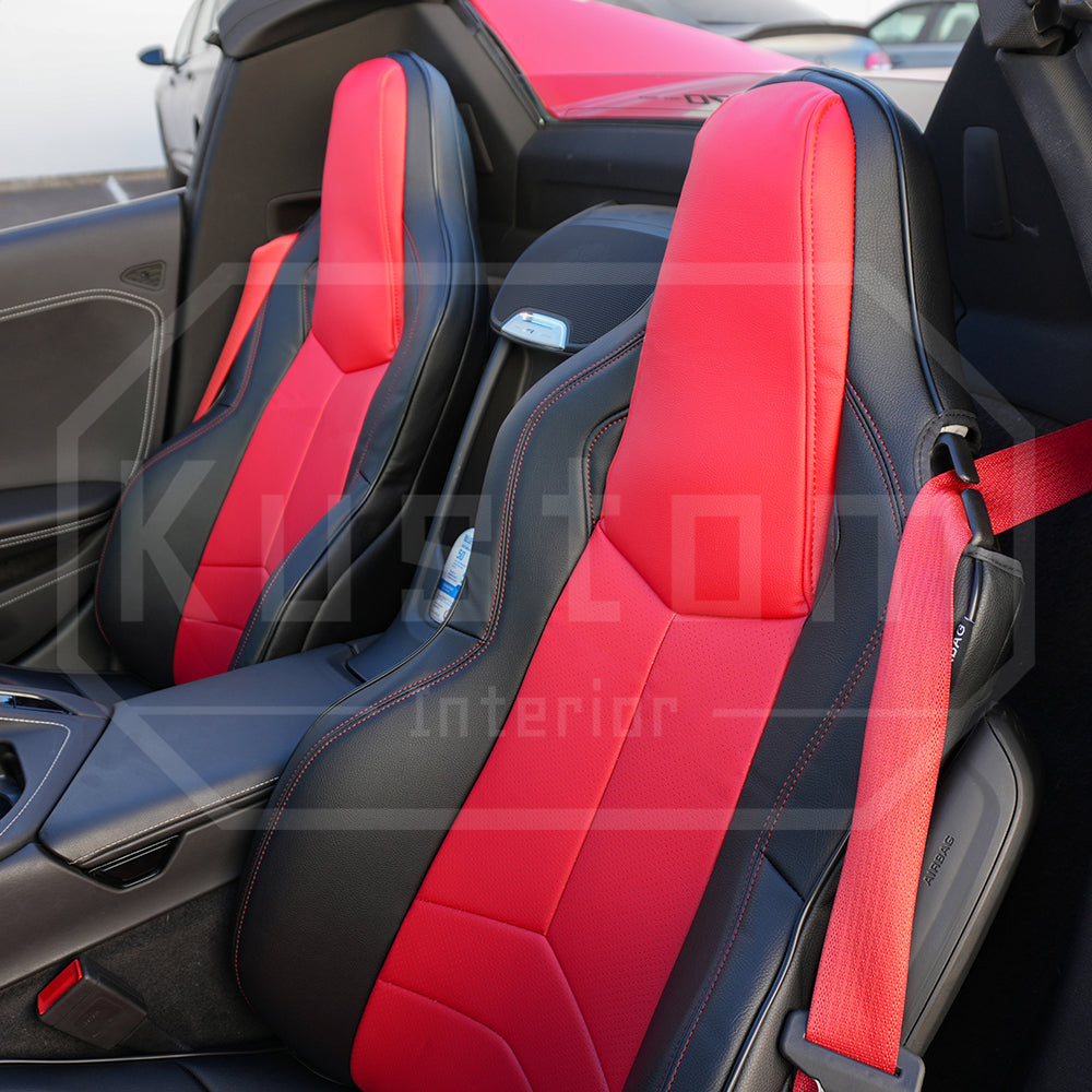 Chevrolet Corvette C8 Custom Seat Cover Upholstery Kit | Shop Now!