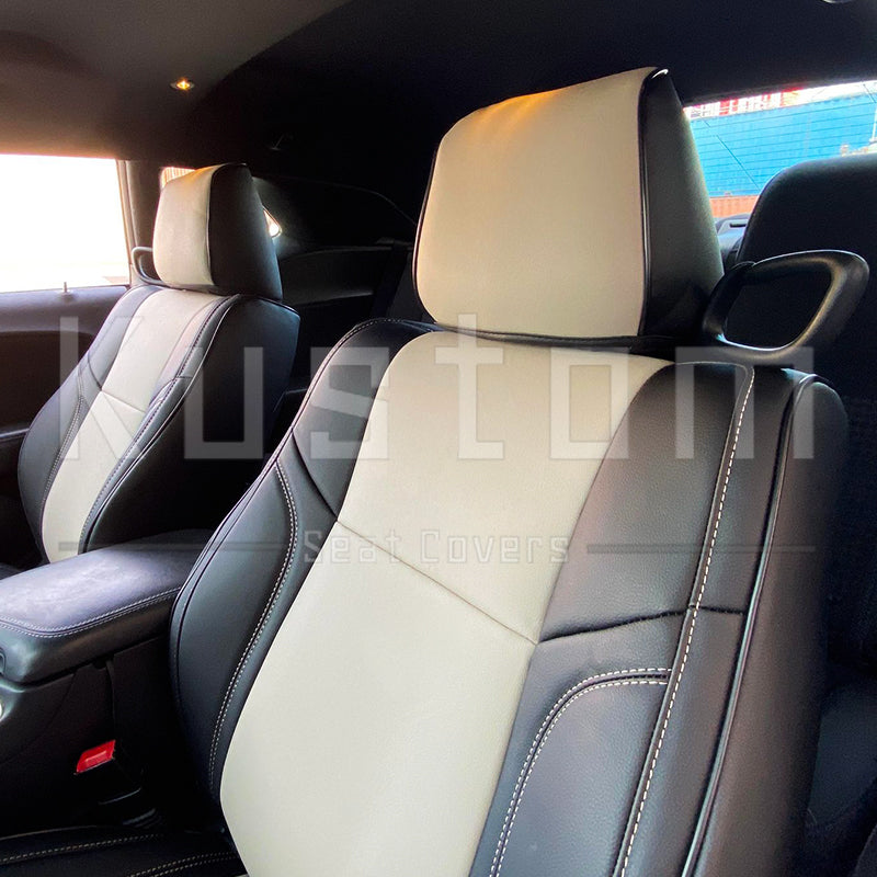 2015-Up Dodge Challenger Leather Interior Seat Covers – Kustom Interior™