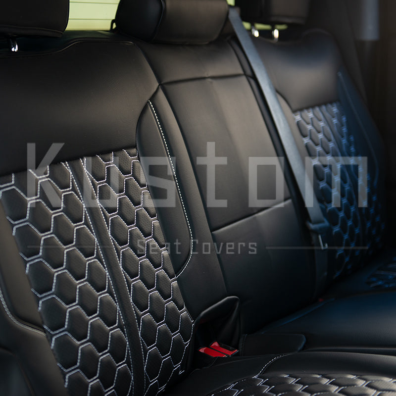 Shop Custom Leather 2019+ Chevrolet Silverado Seat Covers – Kustom ...