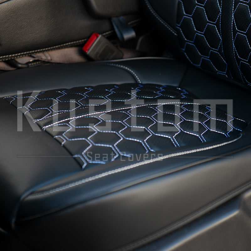 Shop Custom Leather 2019+ Chevrolet Silverado Seat Covers – Kustom ...